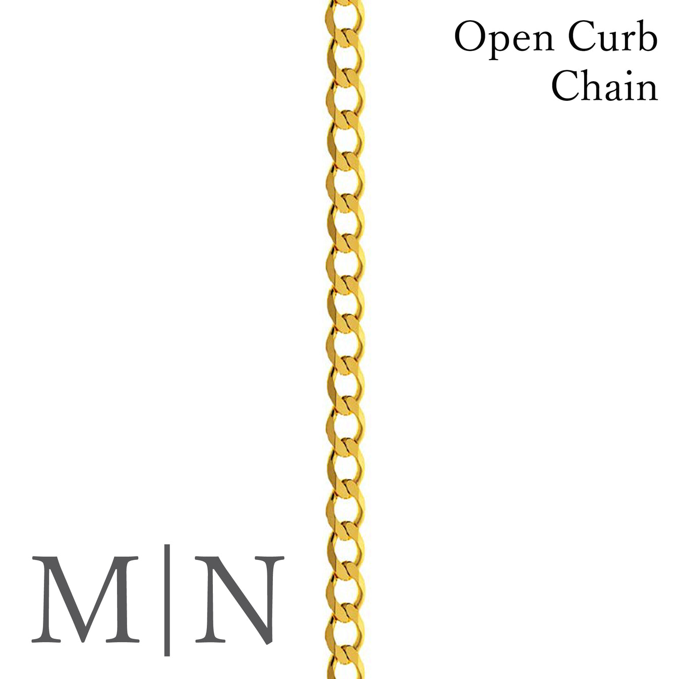 Open Curb Chains – Martin Nagel Jewellers